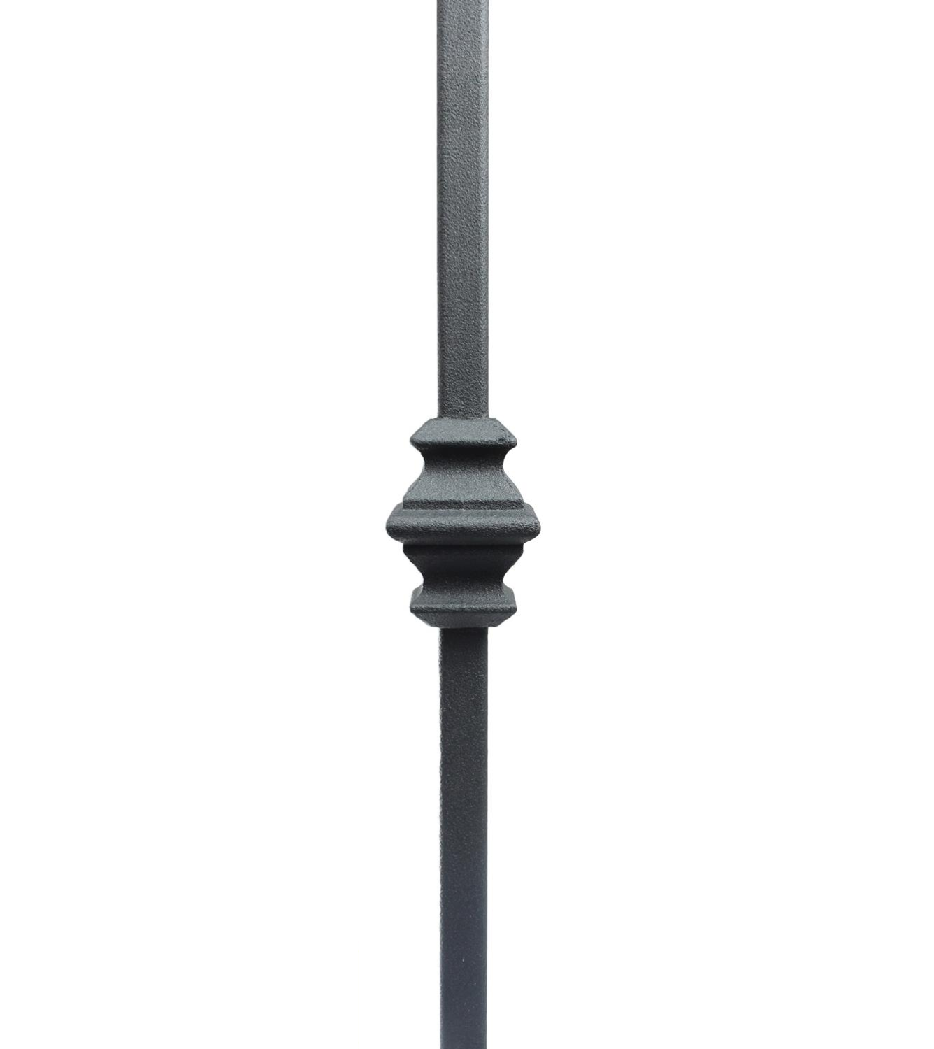 Single Knuckle Black Iron Powder Coated Balusters – Iron Style Sydney